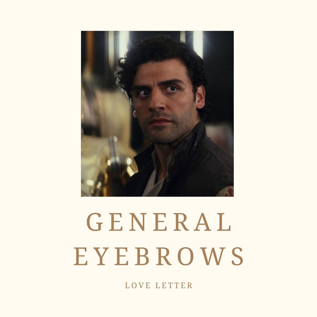 General Eyebrows Love Letter - Digital Download - [SFW] - 1,000 Words ...