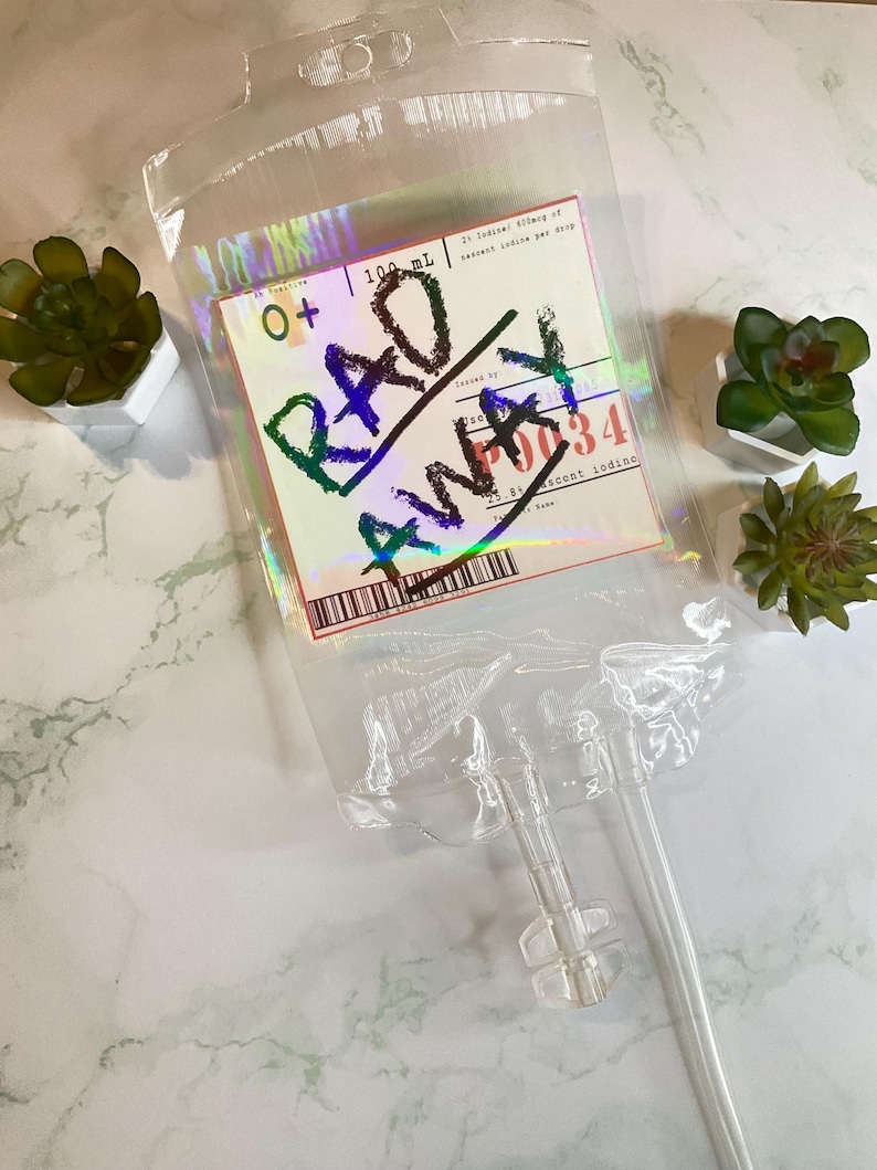 Rad Away Fallout Inspired Radiation Prop Drinkable IV Bag/ Party Favor ...