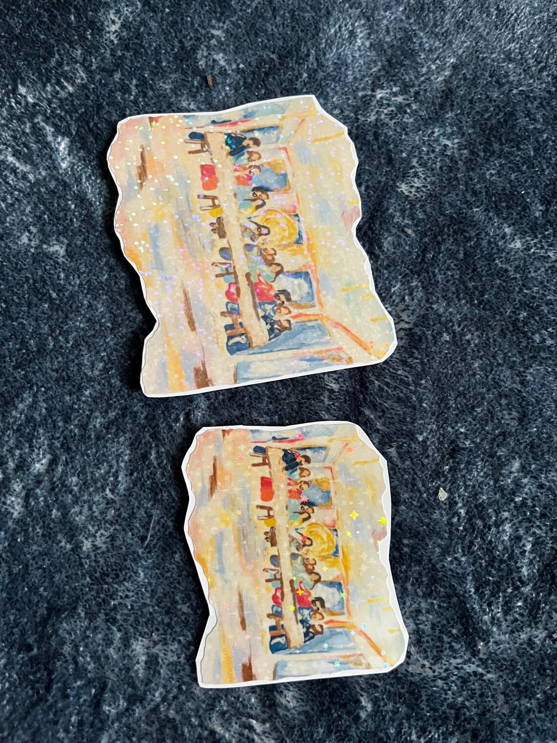 Painted Last Supper Sticker - Etsy