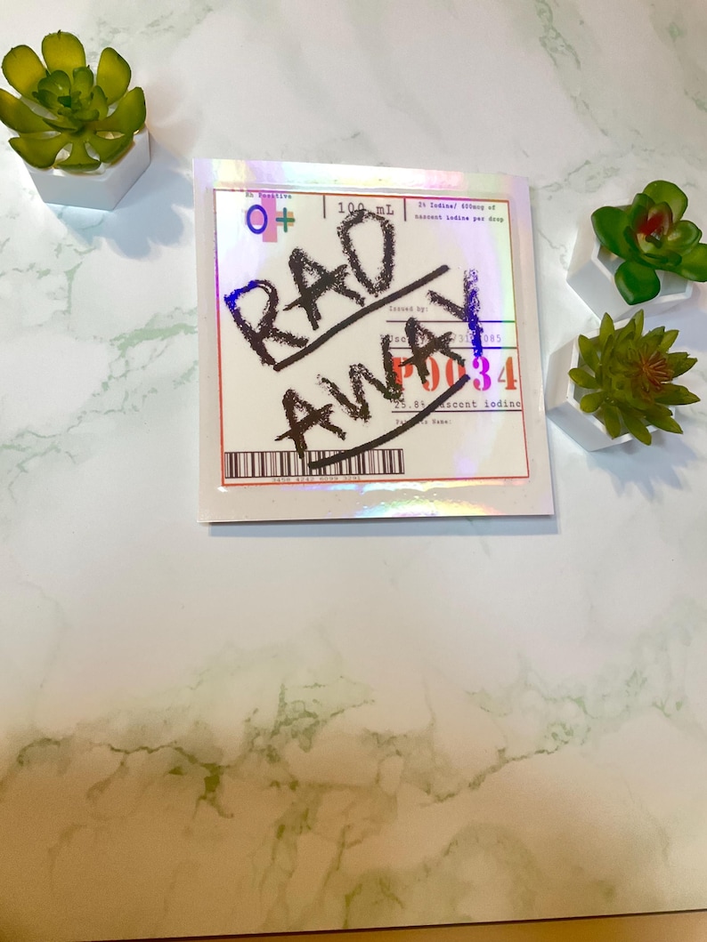 Rad Away Fallout Inspired Radiation Prop Drinkable IV Bag/ Party Favor ...