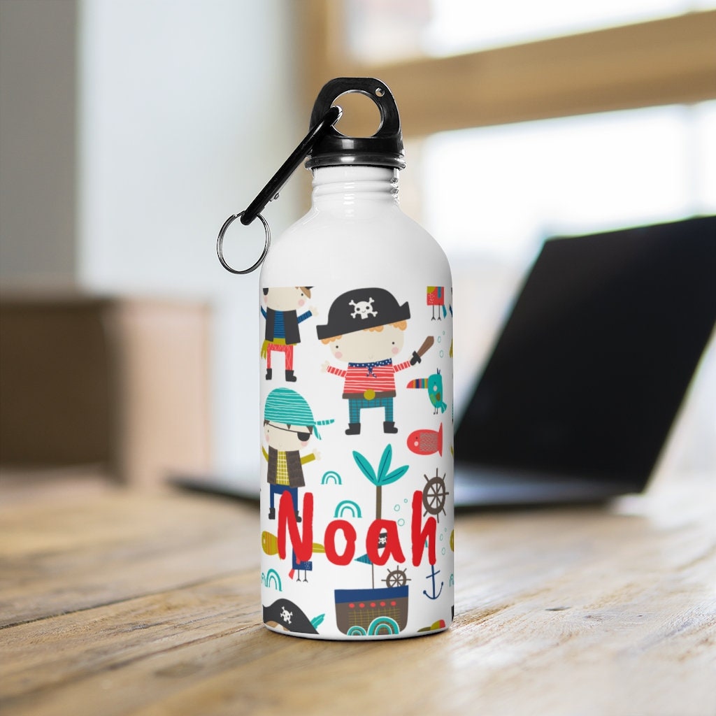 Personalized Kid Water Bottle Pirate Water Bottle Stainless - Etsy UK Personalized Kid Water Bottle Pirate Water Bottle Stainless - Etsy UK