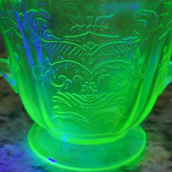 Green Madrid Depression Glass - Etsy