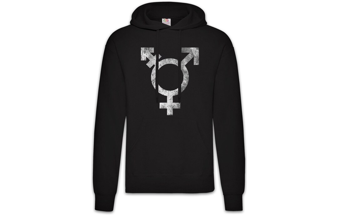 Transgender Symbol Hoodie Sweatshirt Trans Transe Gender Mainstreaming ...