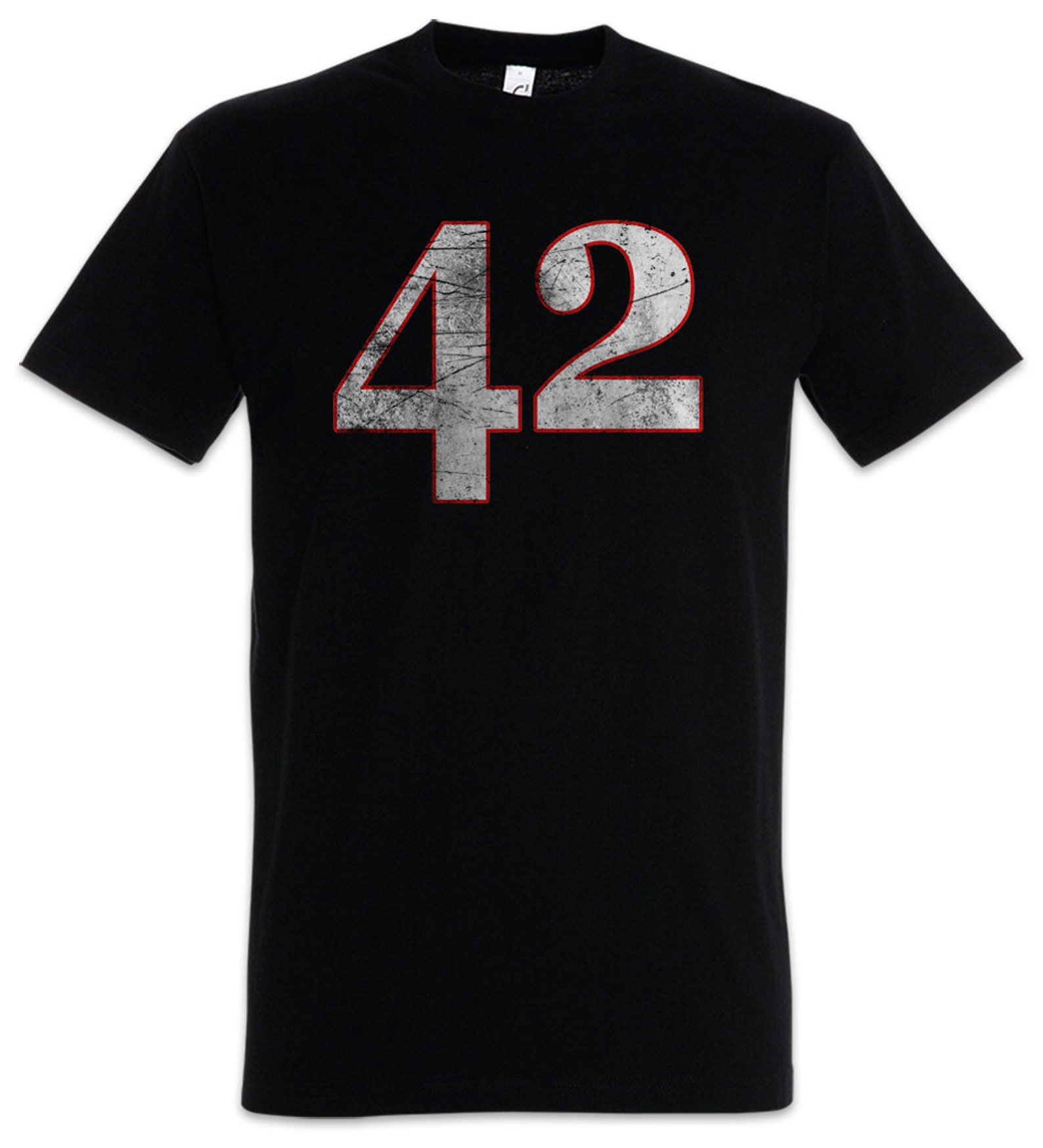 42 Men T-Shirt Fun Nummer Number Zahl Fun The durch die Guide | Etsy