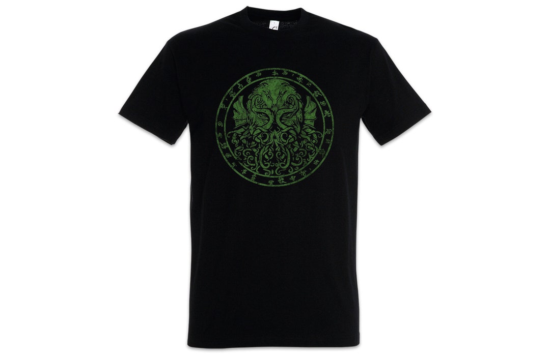 Cthulhu Runes Men's T-shirt Wars Horror Arkham H. P. Lovecraft ...