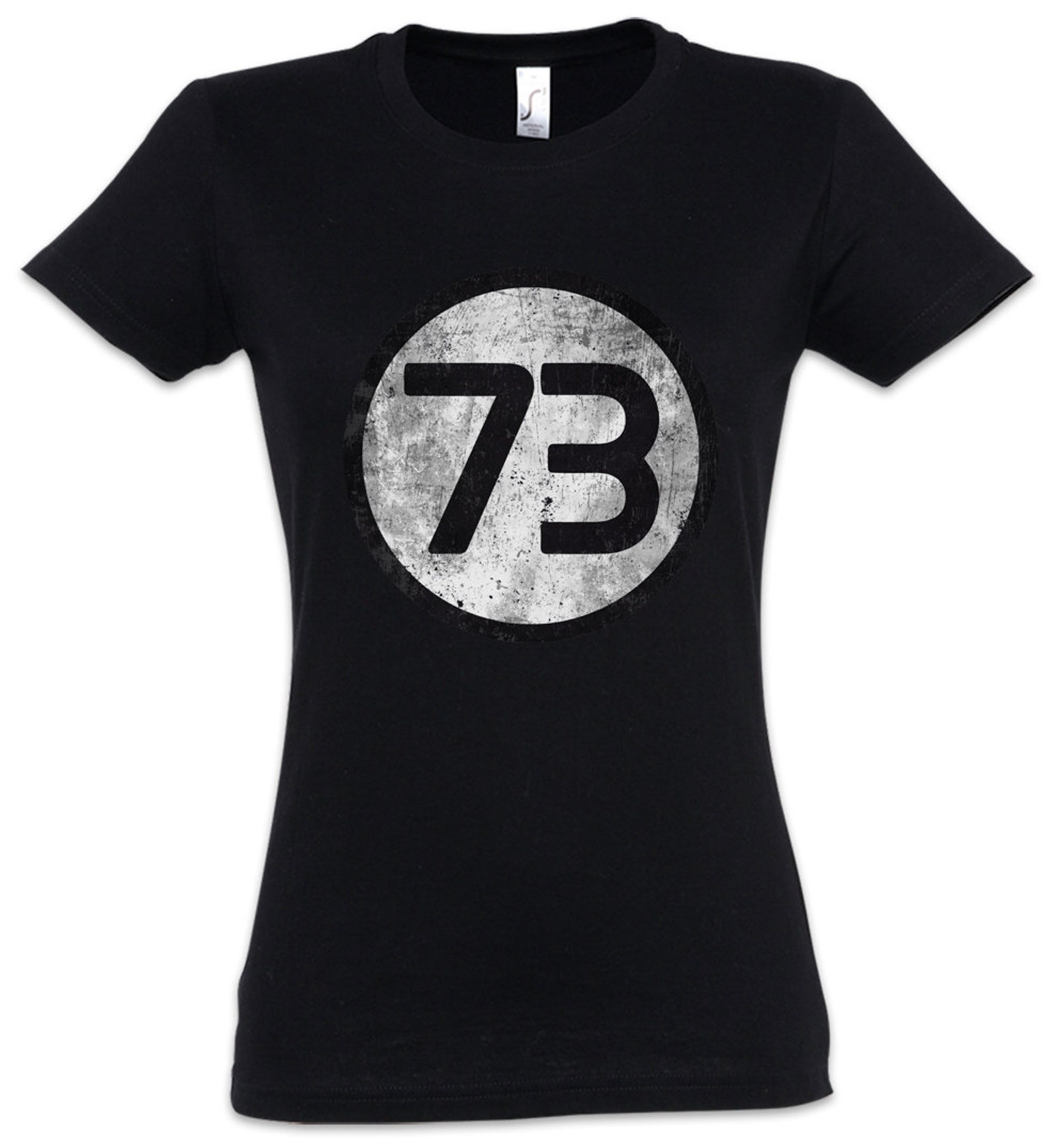 Black Number 73 The Logo Women T-Shirt Shirt Sheldon Zahl | Etsy