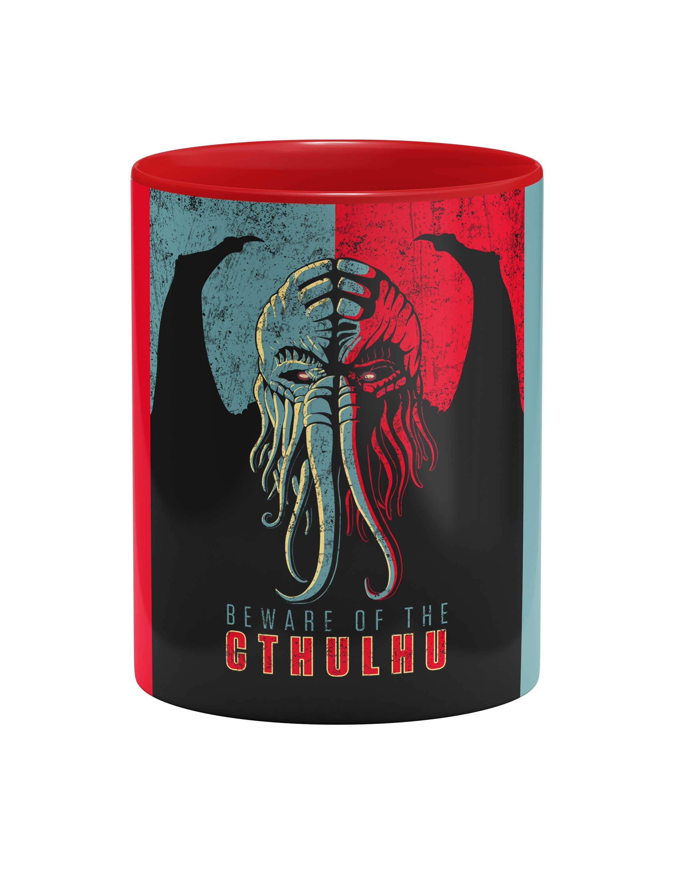 Beware of the Cthulhu Coffee Mug Cup Horror Arkham H. P. - Etsy