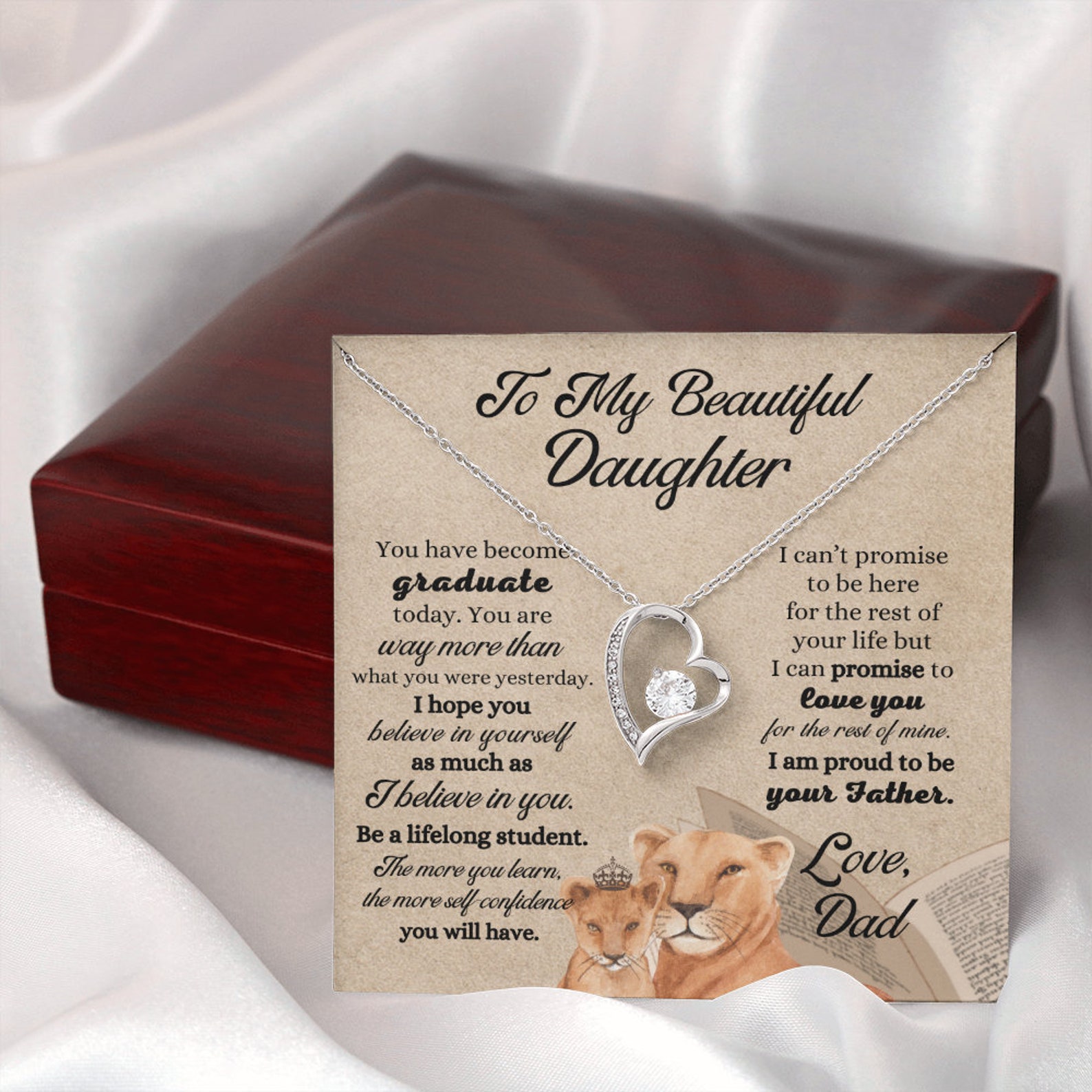 Graduation Gifts For Daughter From Dad To My Daughter Necklace Gift graduation-gifts-for-daughter-from-dad-to-my-daughter-necklace-gift