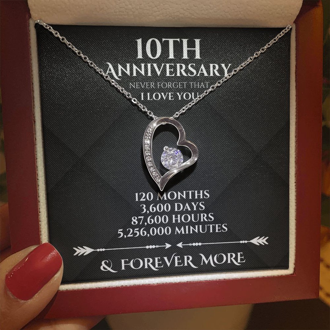 Perfect Gift to Celebrate 10th Anniversary Traditional and - Etsy