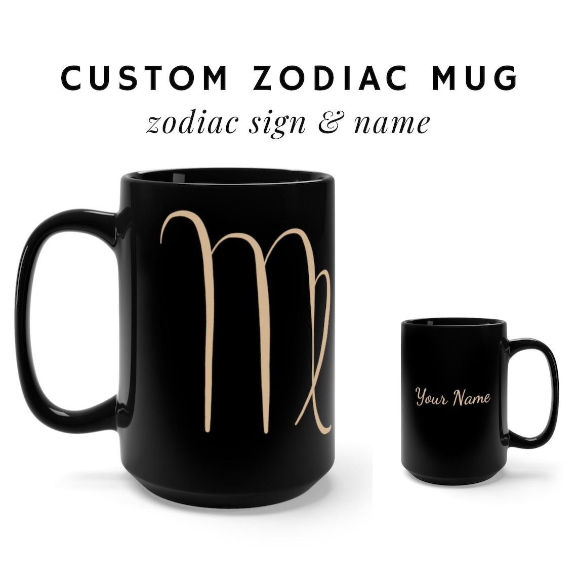 Custom Zodiac Mug Astrological T Star Sign Mug Etsy