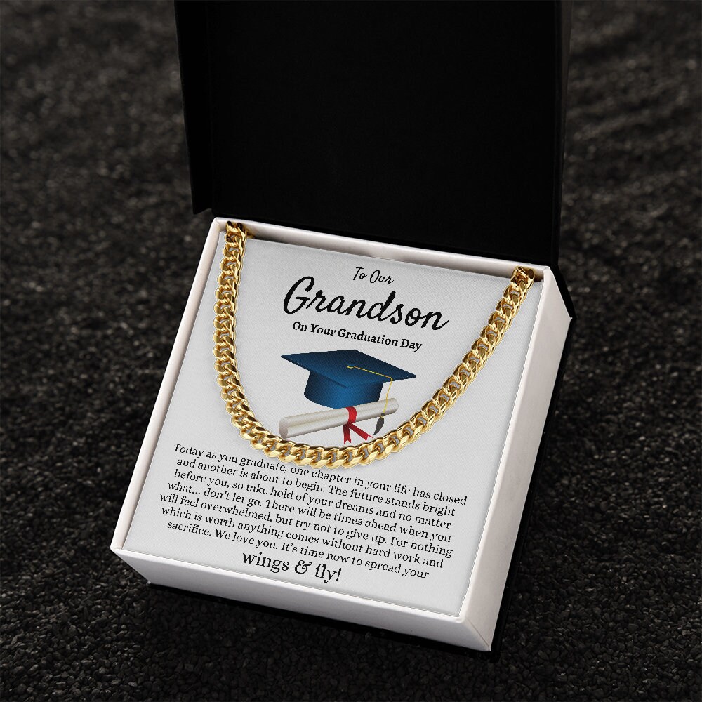 Grandson Graduation Gift From Grandma Grandpa, Best Graduation Gift for ...