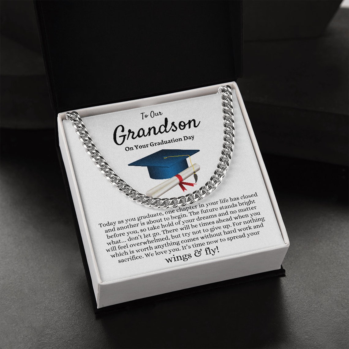 Grandson Graduation Gift From Grandma Grandpa Best Graduation | Etsy