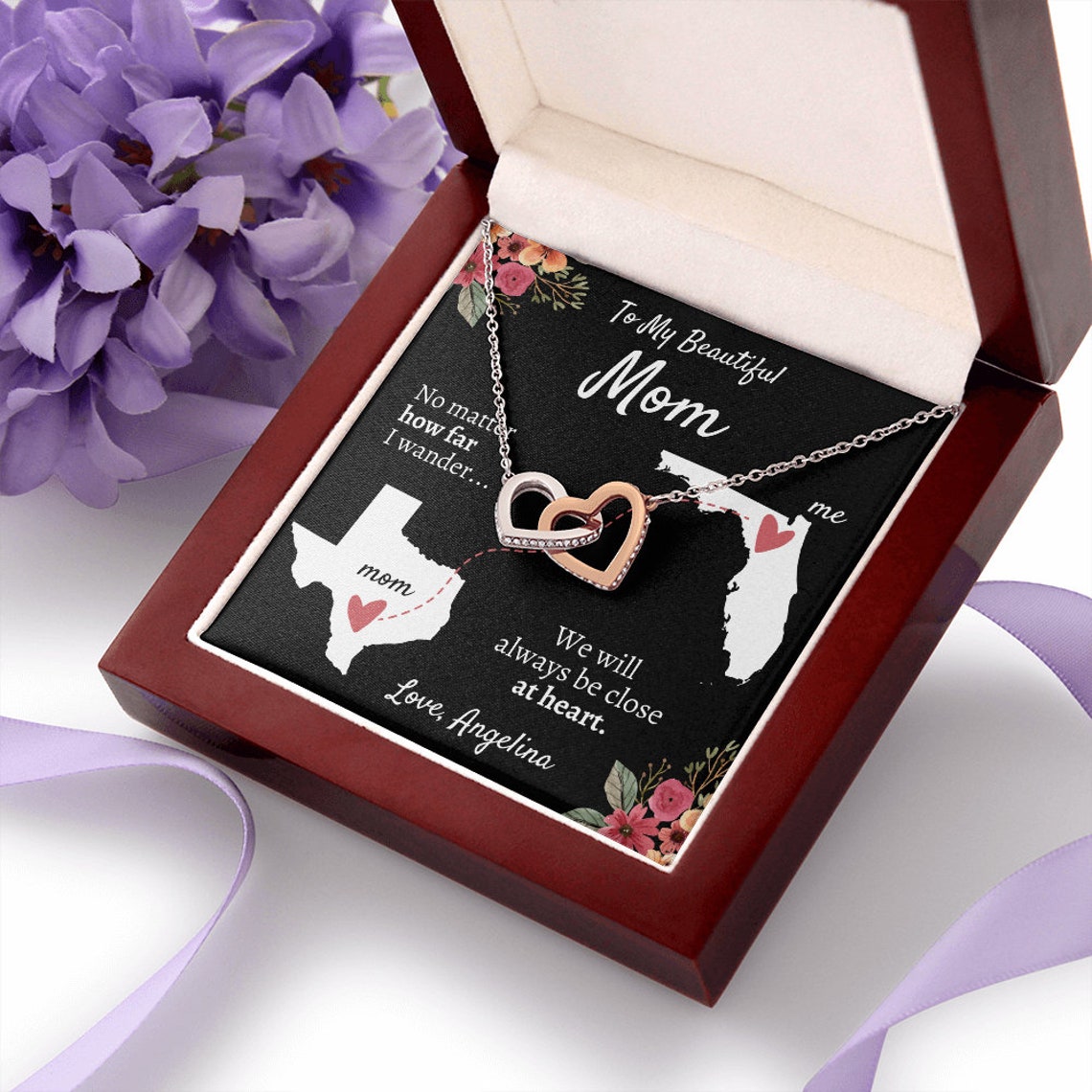 Long Distance Mom Gift From Daughter Daughter to Mom Gift No - Etsy