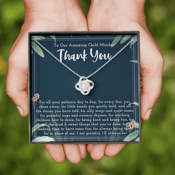Thank You Gift For Child Minder Child Minder Appreciation | Etsy
