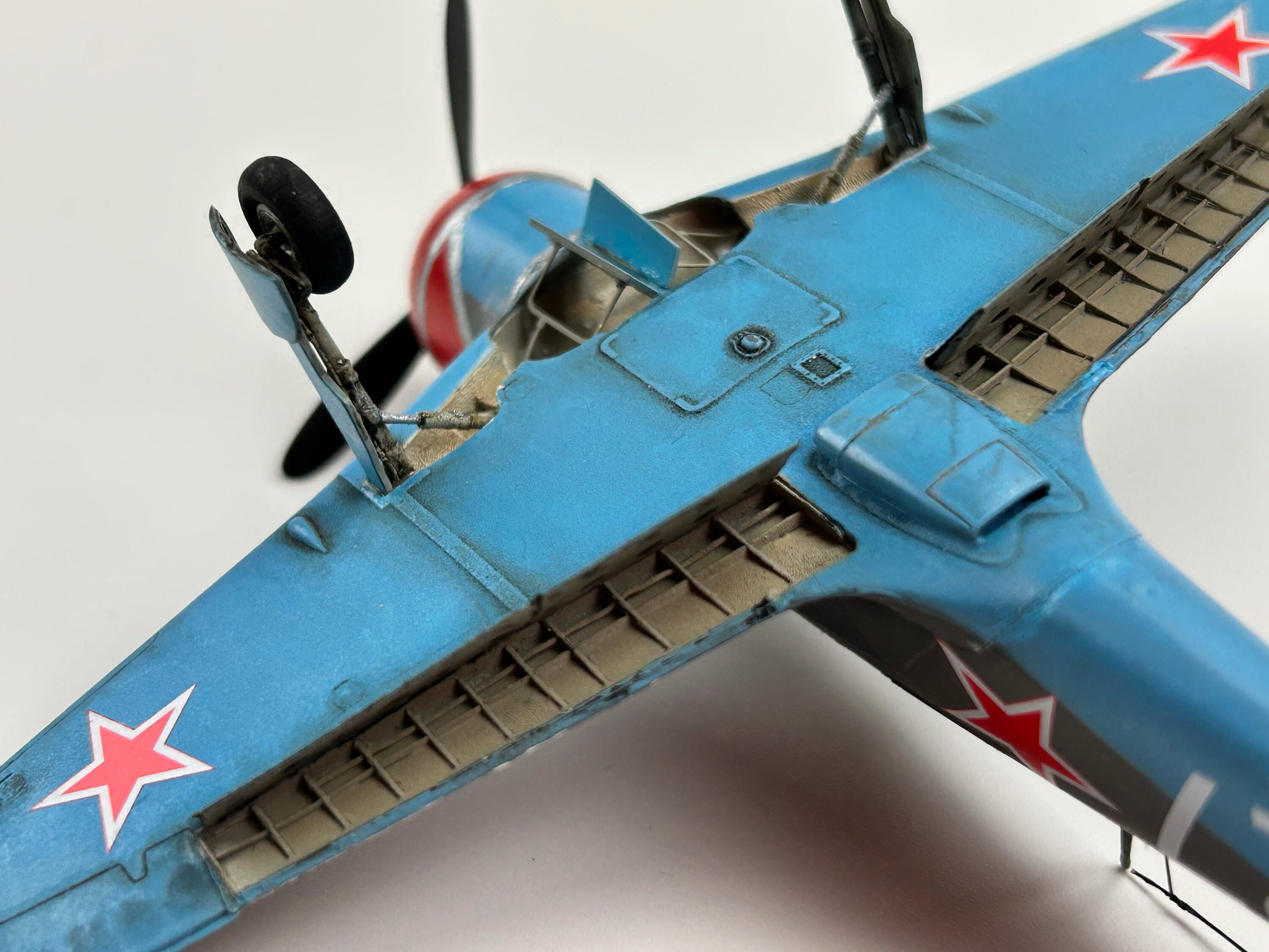 La-7 Lavochkin Fighter 1/72 Built Scale Plastic Eduard Model Plane Same ...