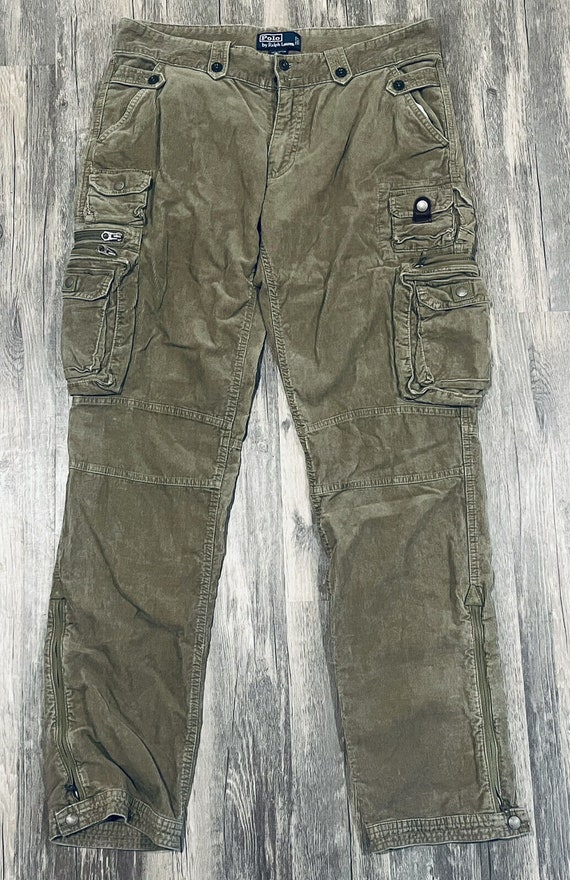 vintage polo corduroy tactical cargo pants - Gem