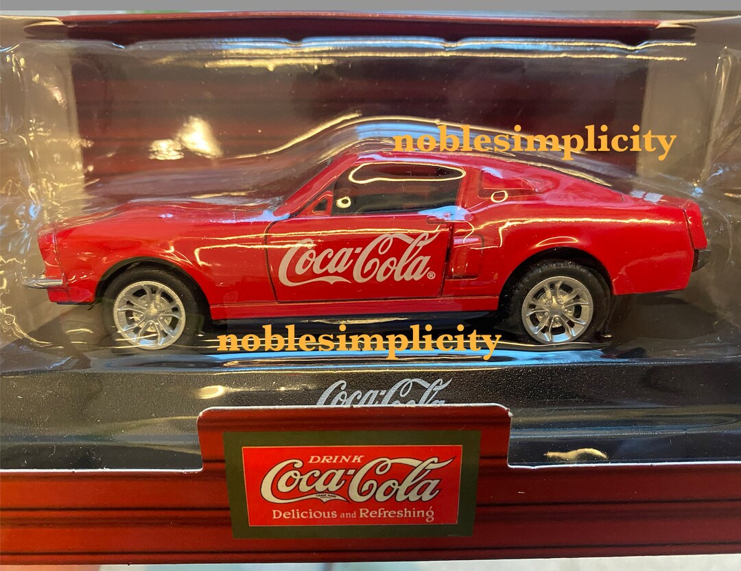1/24 NIB Coca Cola Diecast Car 1967 Ford Mustang Shelby GT-350 - Etsy