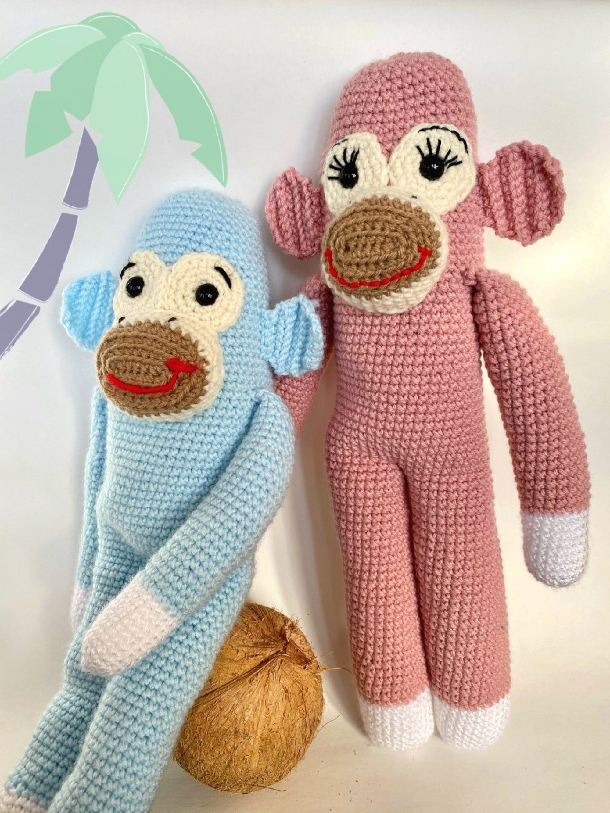 Amigurumi Monkey Crochet PATTERN - Etsy