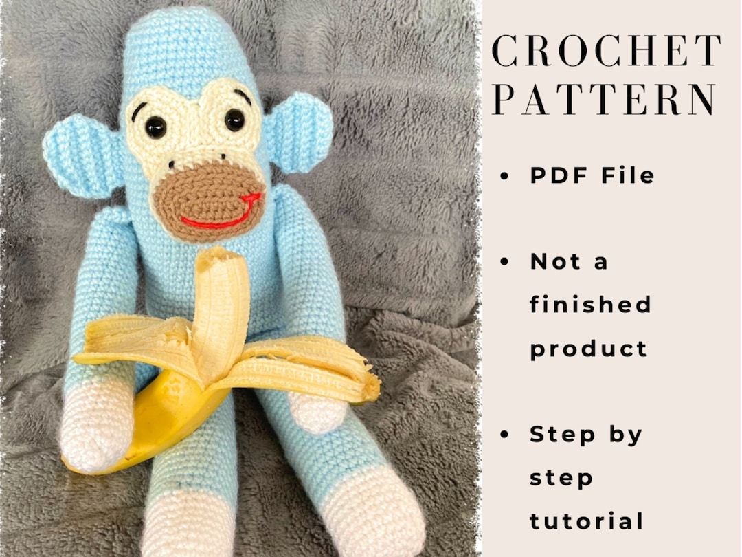 Amigurumi Monkey Crochet PATTERN - Etsy