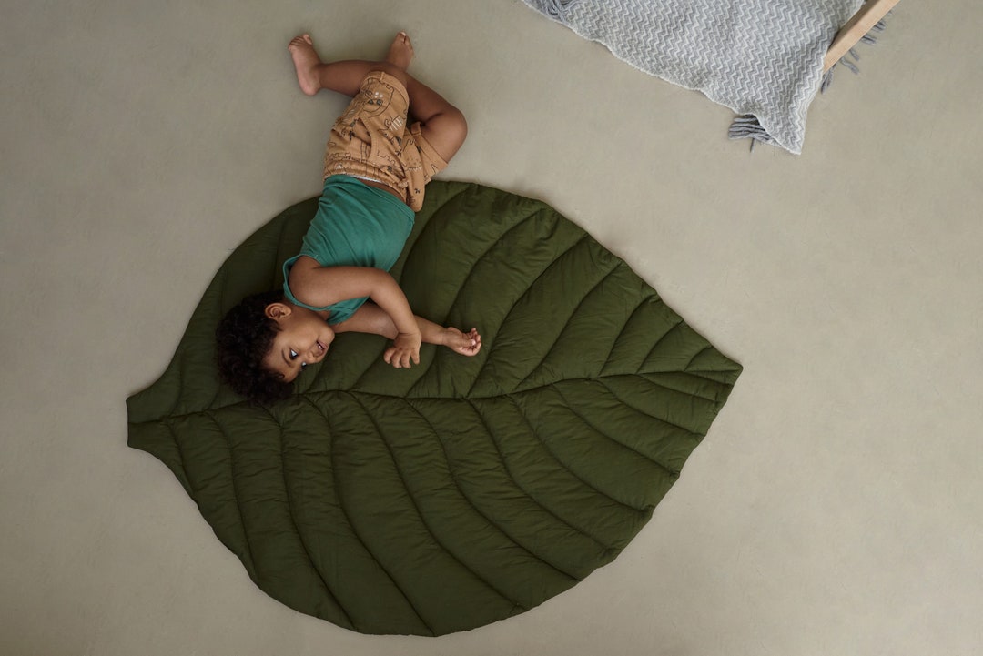 New Baby Gift | Leaf Play Mat, Activity Mat for Baby, Kids Room Decor ...