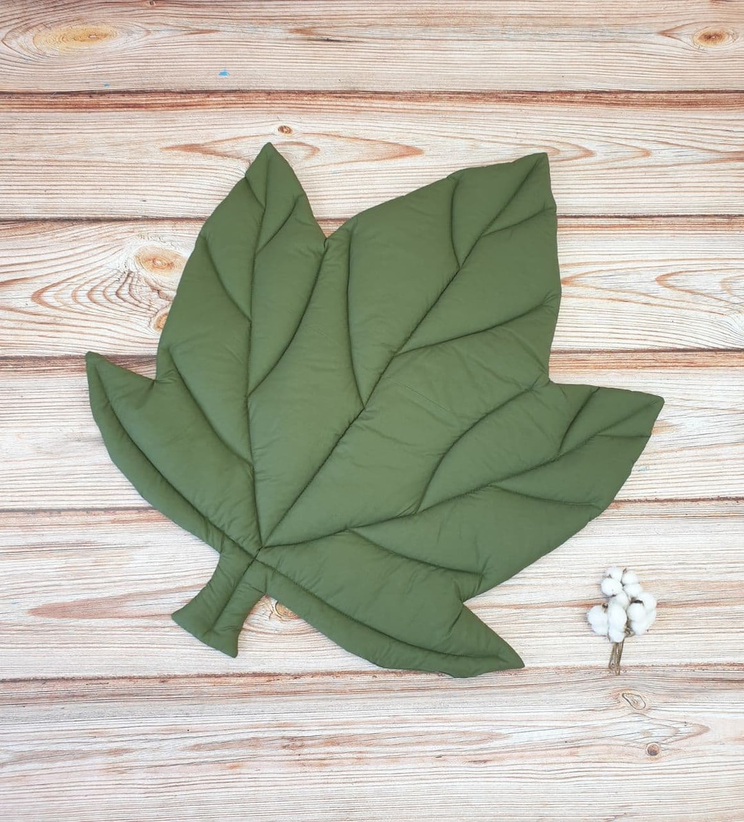 MAPLE Leaf Montessori, Leaf Play Mat , Floor Play Mat Cotton Mat , Baby ...