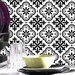12 Pcs. Tiles for Floor, Kitchen, Bathroom, Backsplash, Removable Vinyl ...