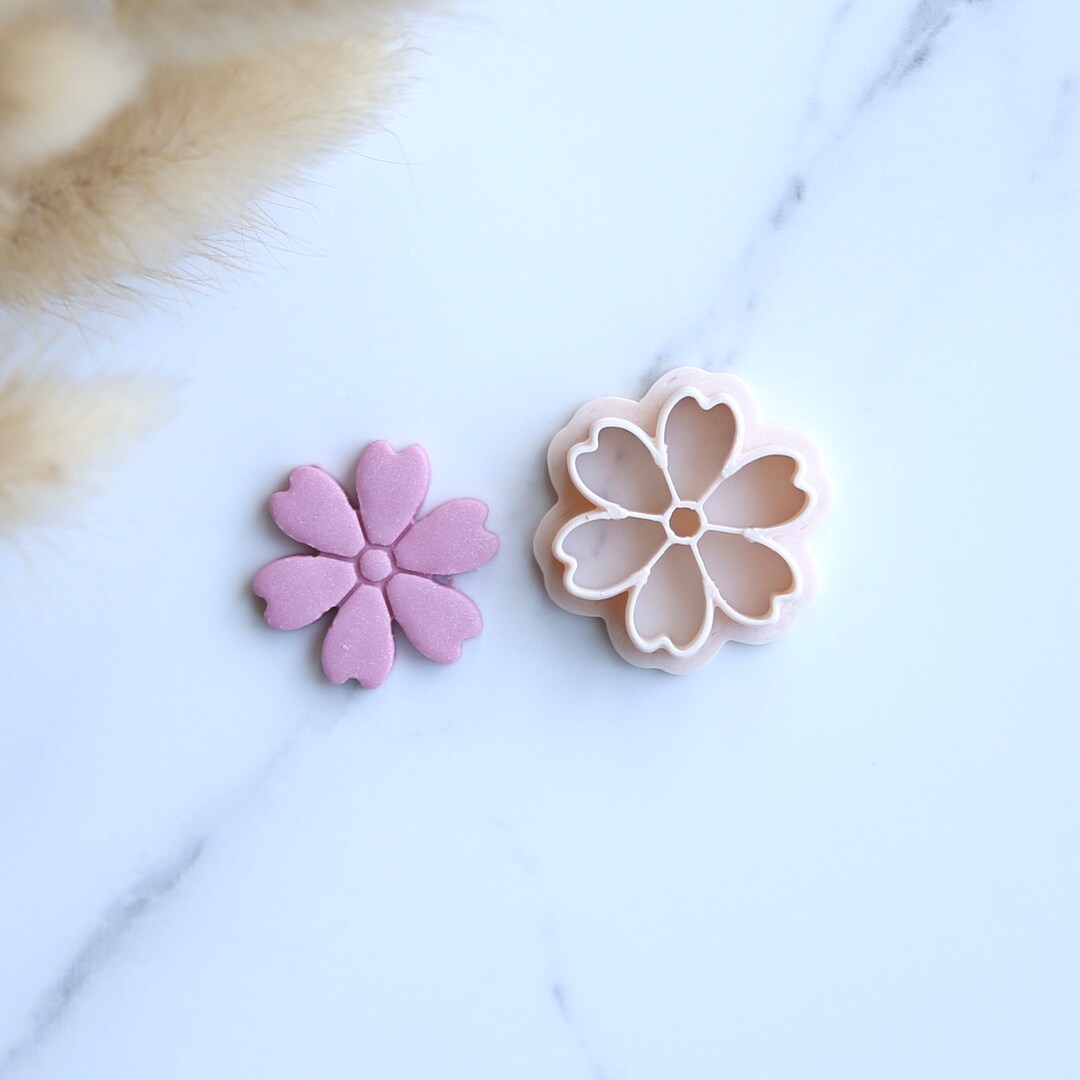 Flower Clay Cutter | Spring Daisy Clay Cutter | Peony Clay Cutter ...
