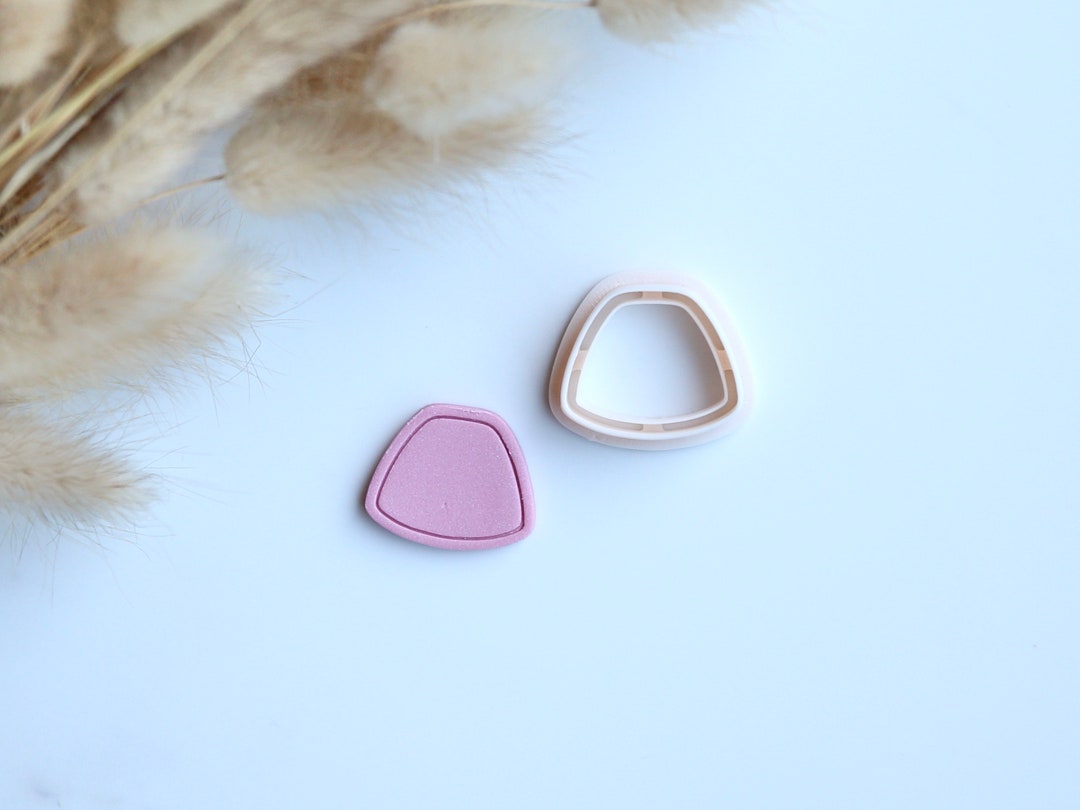 Curved Trapezoid Border Clay Cutter (embossed Cutter) | Bordered ...