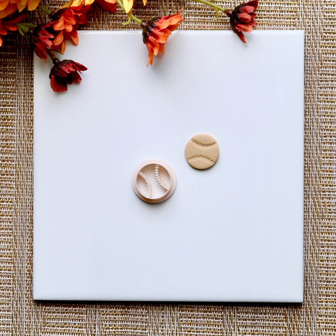 Baseball Clay Cutter | Fall Polymer Clay Cutter | Autumn Clay Cutter ...