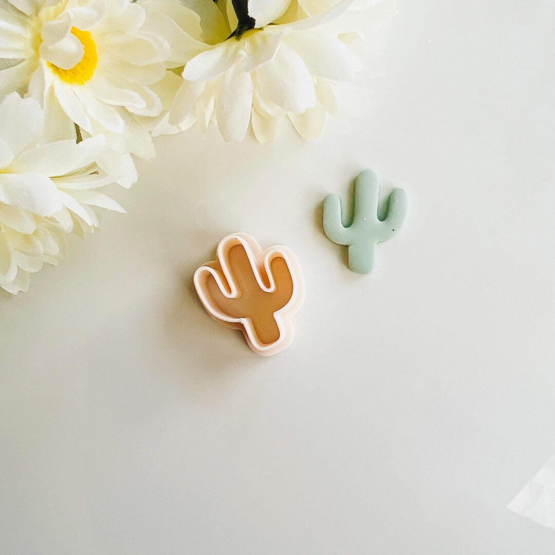 Cactus Clay Cutter | Desert Plant Cutter | Summer Clay Cutter | Spring ...