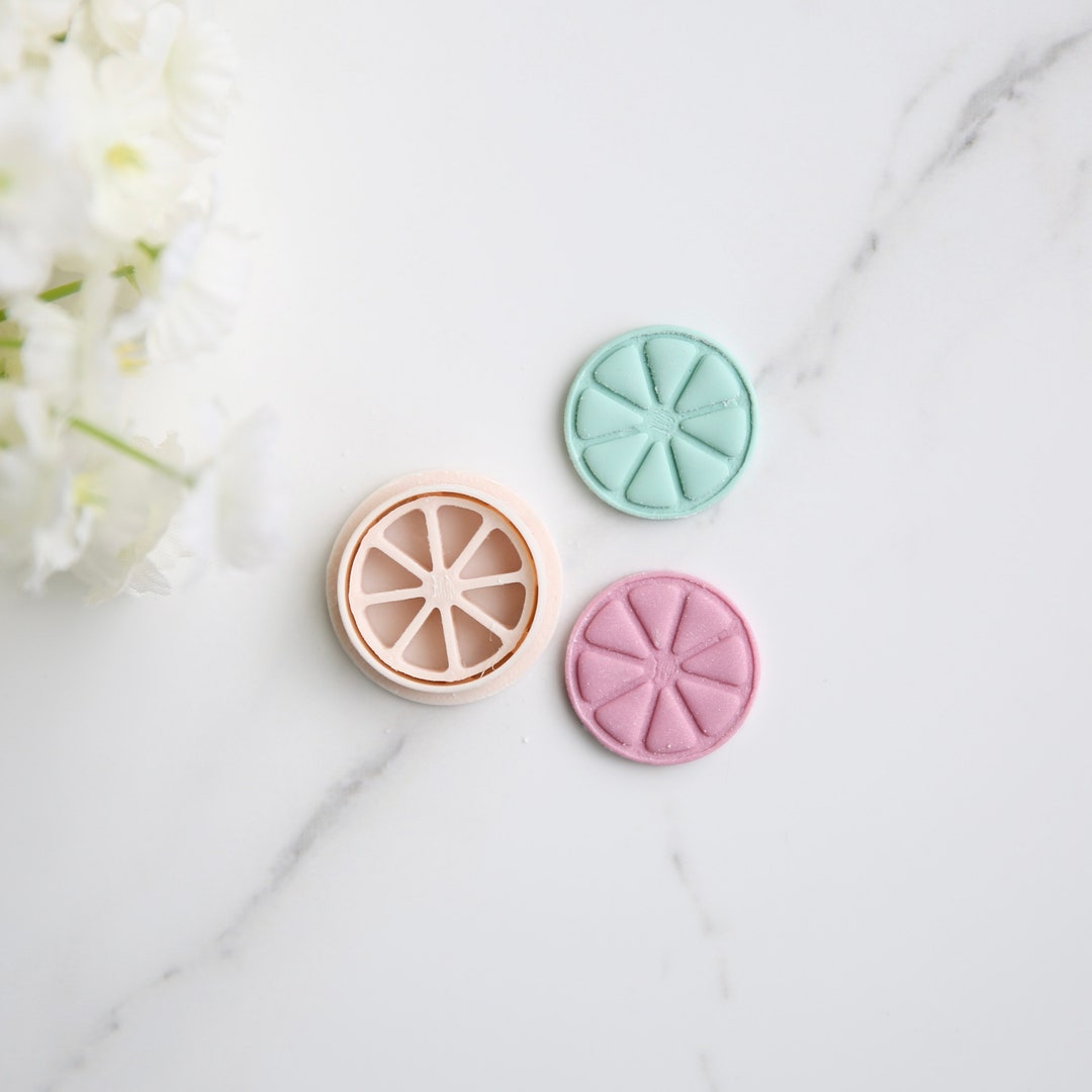 Citrus Slice Clay Cutter | Lemon Orange Slice Clay Cutter | Summer Clay ...