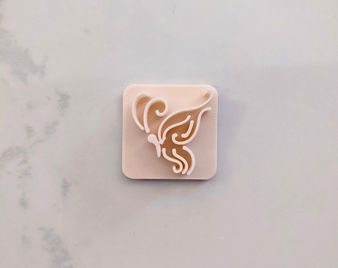 Rose Flower Clay Stamp Ceramic Stamp Texture Stamp Clay - Etsy