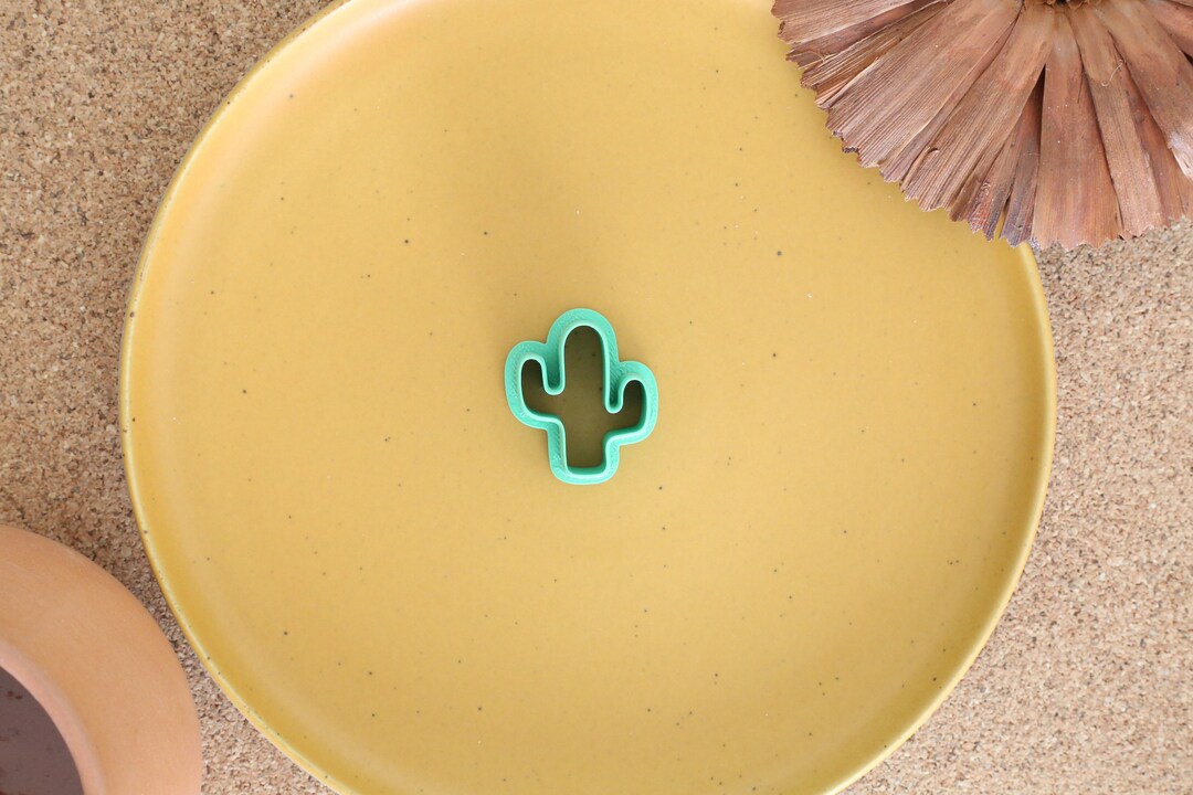 Cactus Shape Polymer Clay Earring Cutter | Cookie Cutters | Fondant ...
