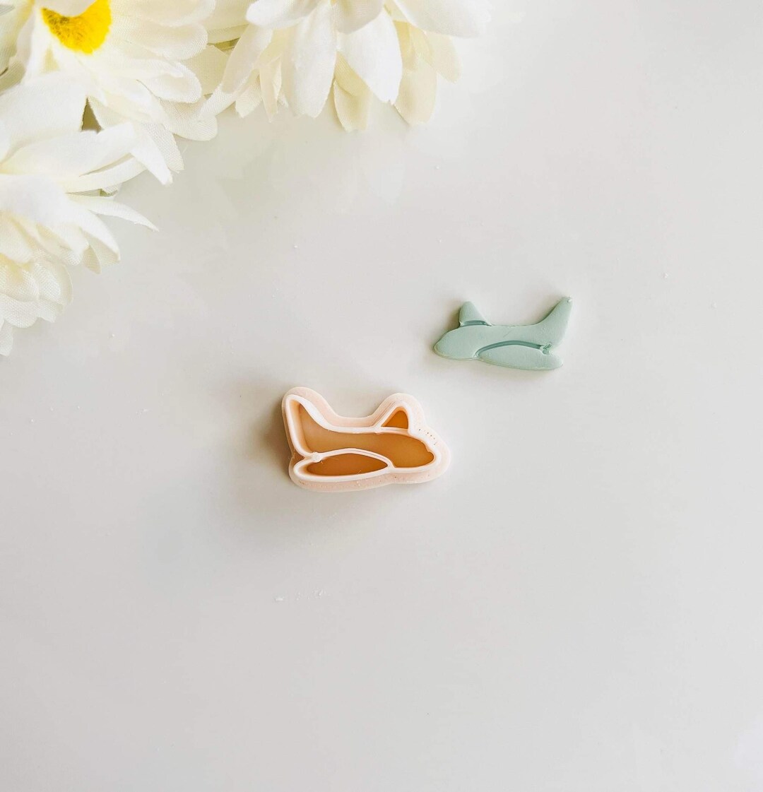 Airplane Clay Cutter (embossing) | Jet Plane Cutter | Summer Clay ...