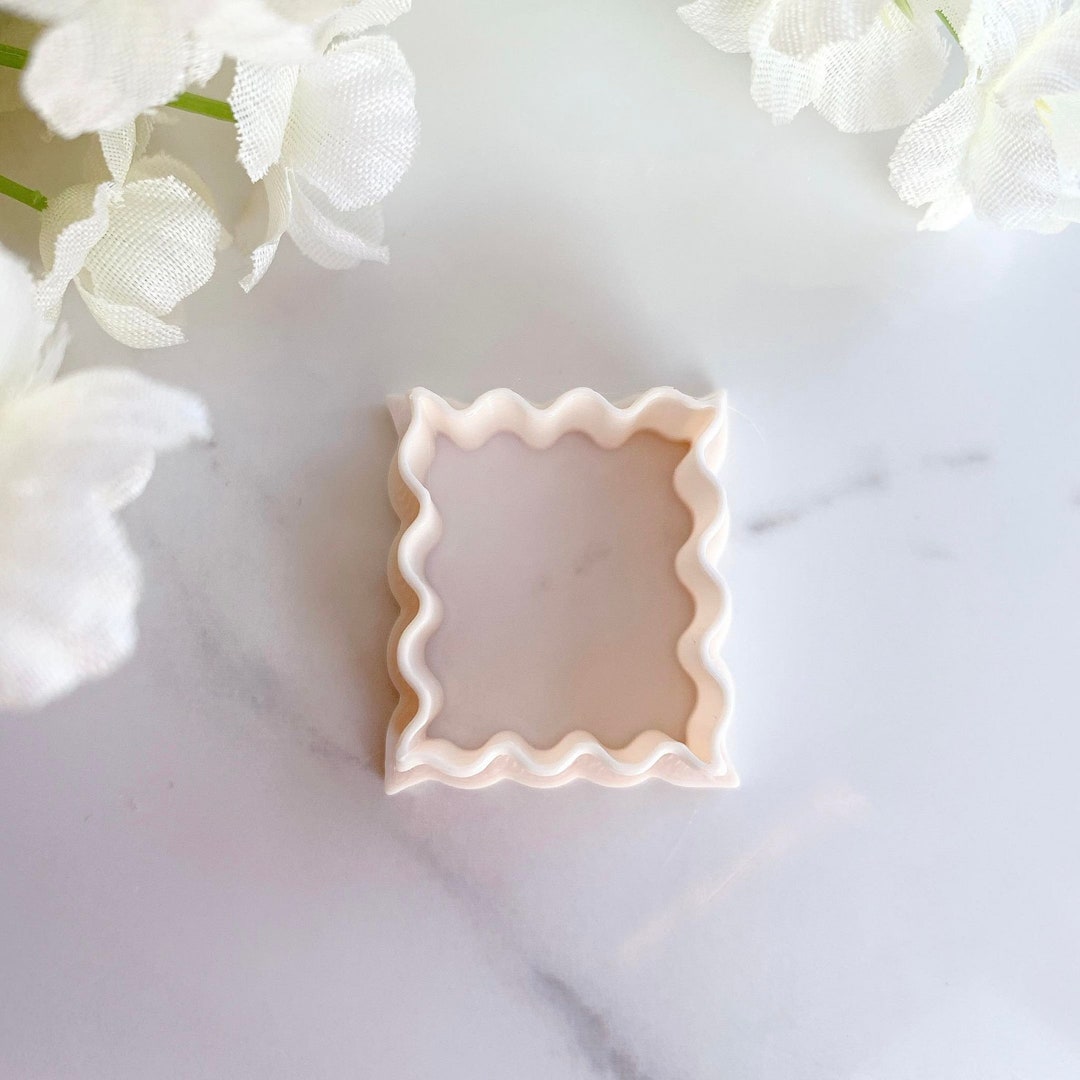 Wavy Stamp Shape Clay Cutter | Elegant Rectangle Shape Cutter ...