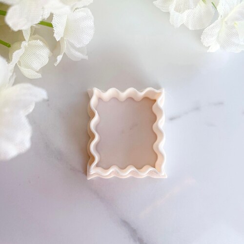 Wavy Stamp Shape Clay Cutter Elegant Rectangle Shape Cutter - Etsy
