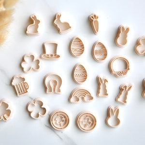 Easter Peep Bunny Clay Cutter | Rabbit Clay Cutter | Spring Clay Cutter ...