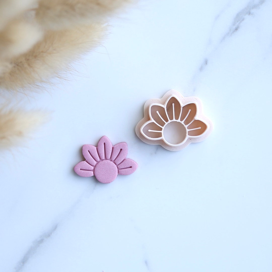 Daisy Flower Clay Cutter | Spring Clay Cutter | Peony Clay Cutter ...