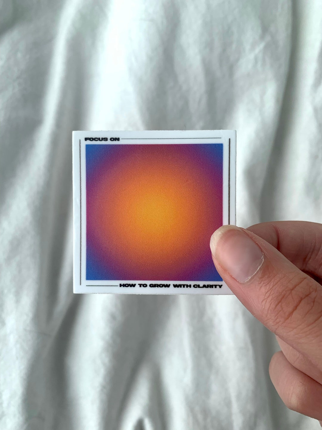 Focus Aura Sticker, Stickers, Stickers Aesthetic, Stickers Laptop ...