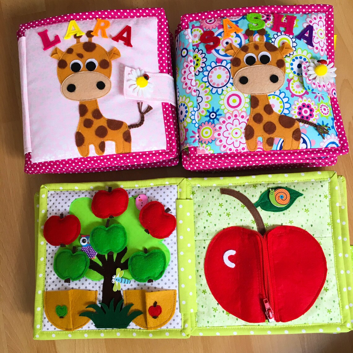 Quiet Book Pattern PDF / Cover Page giraffe in - Etsy