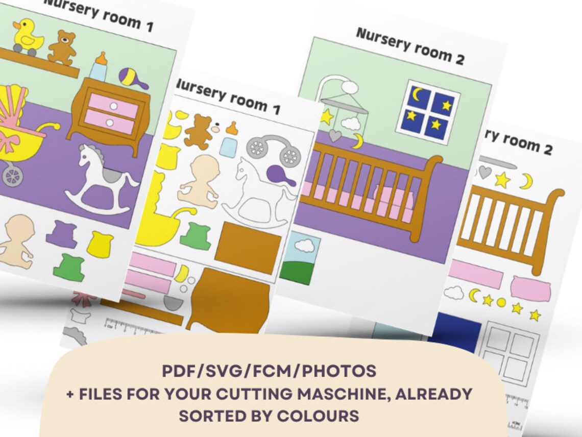 Dollhouse Quiet Book Pattern Busy Book Sewing Ideas for Girl - Etsy