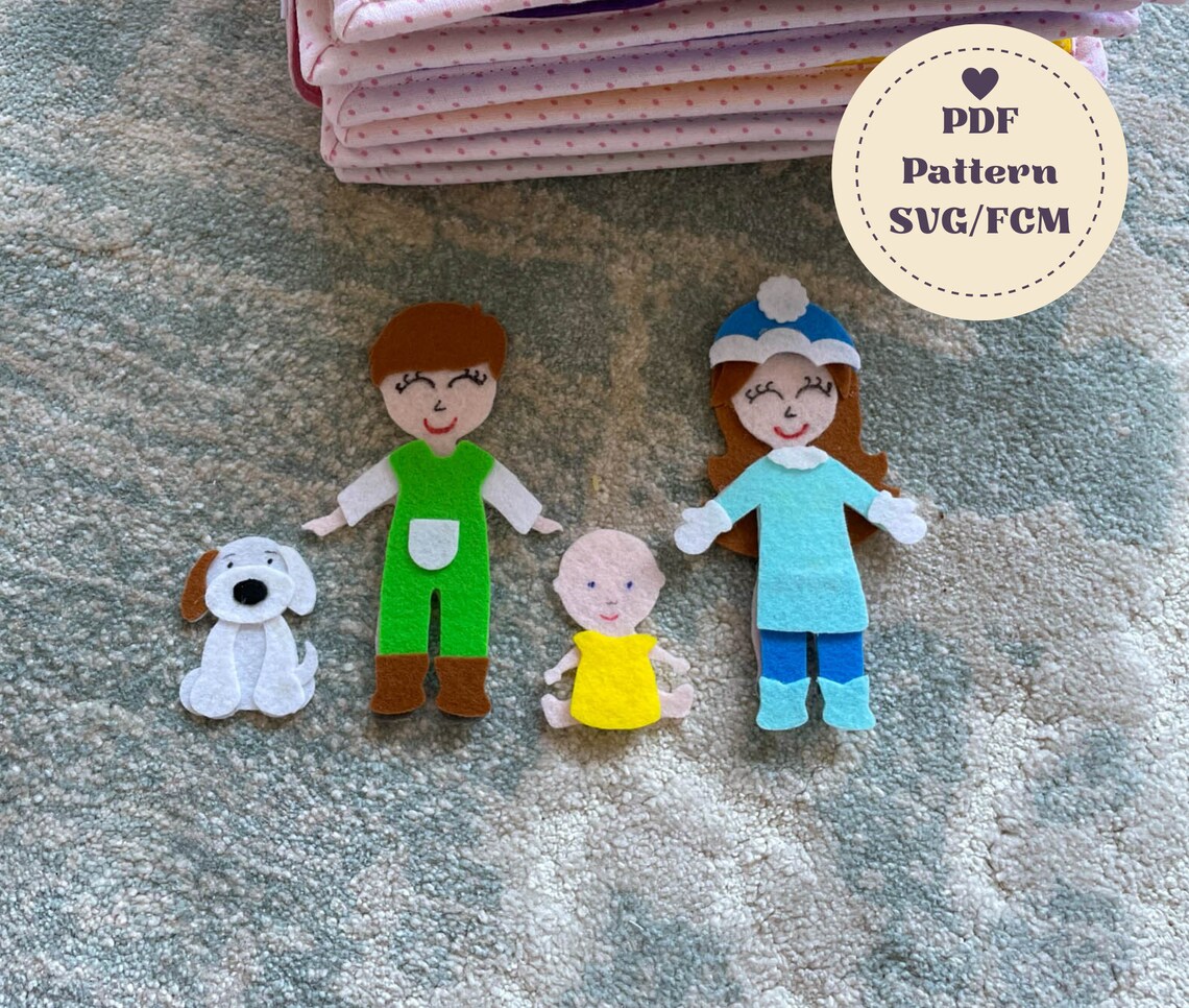 Dollhouse Quiet Book Pattern Busy Book Sewing Ideas for Girl - Etsy