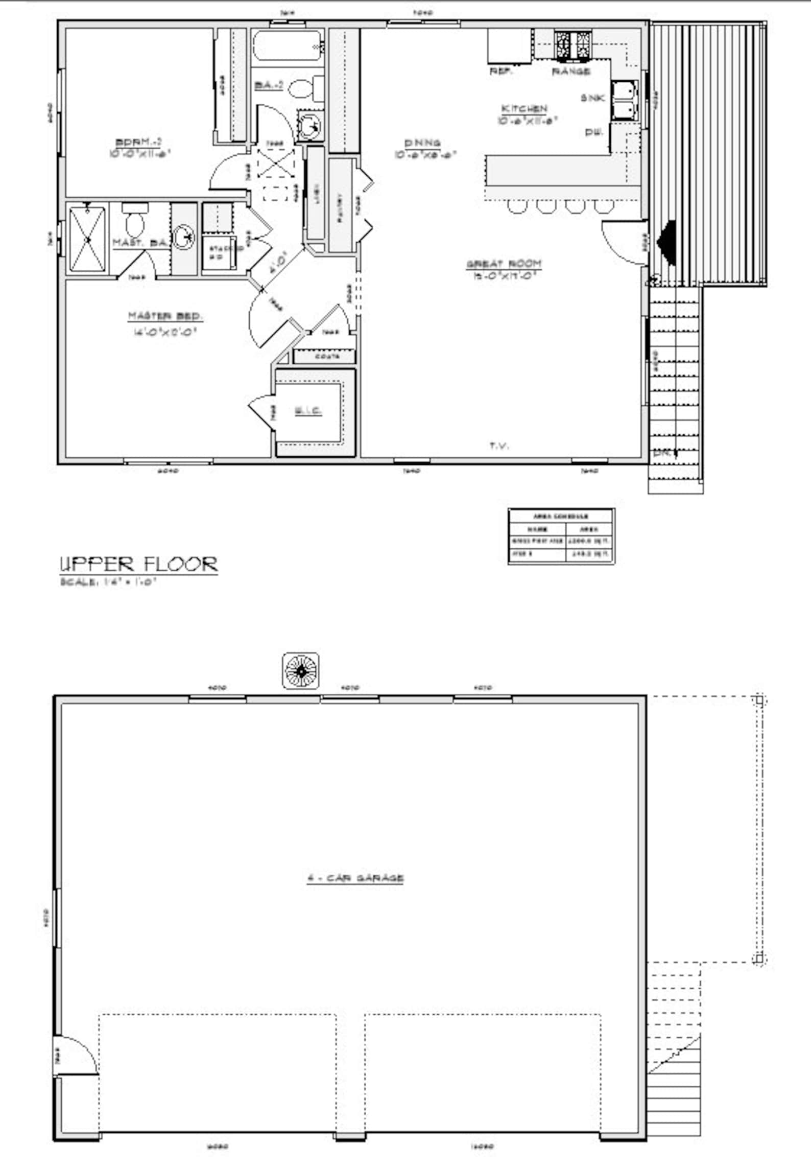 1 200 Square Foot Over 4 Car Garage Plans CAD DWG INCLUDED Etsy 1-200-square-foot-over-4-car-garage-plans-cad-dwg-included-etsy