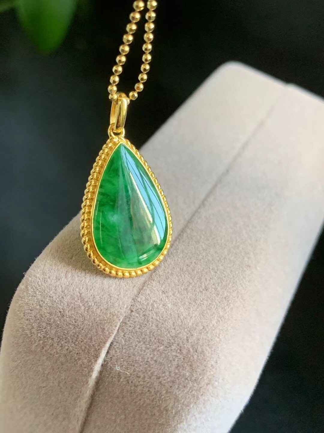 Jade Teardrop Pendant | Jadeite Pendant | Natural Jadeite | Jade ...
