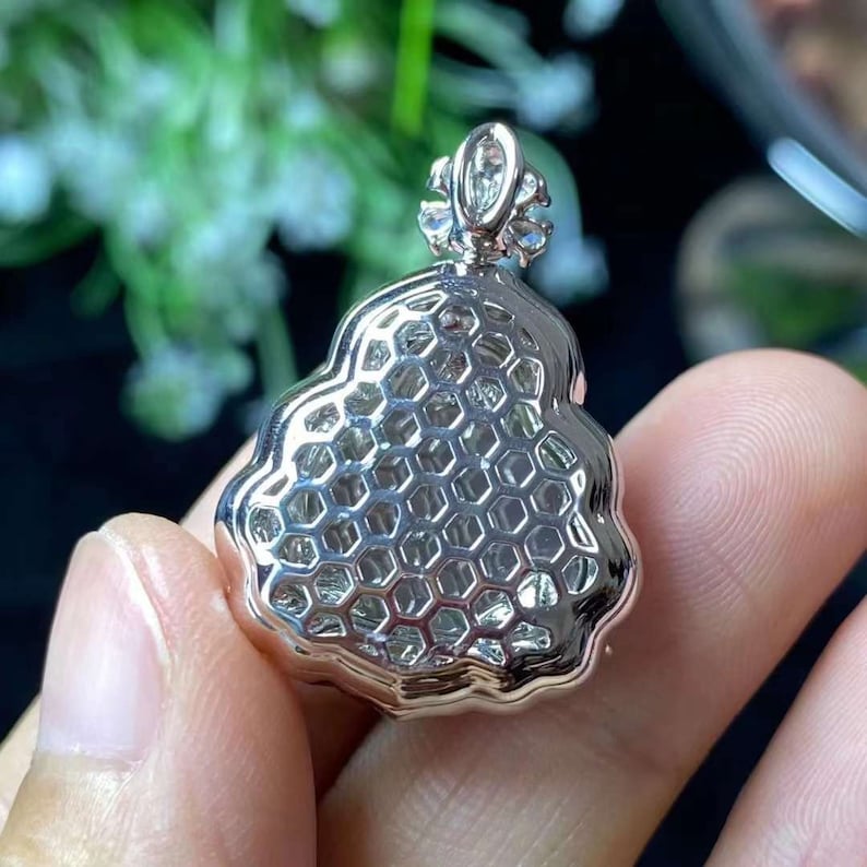 Jade Pendant 18K Solid Gold Beautiful Jade Pendant Icy Green - Etsy