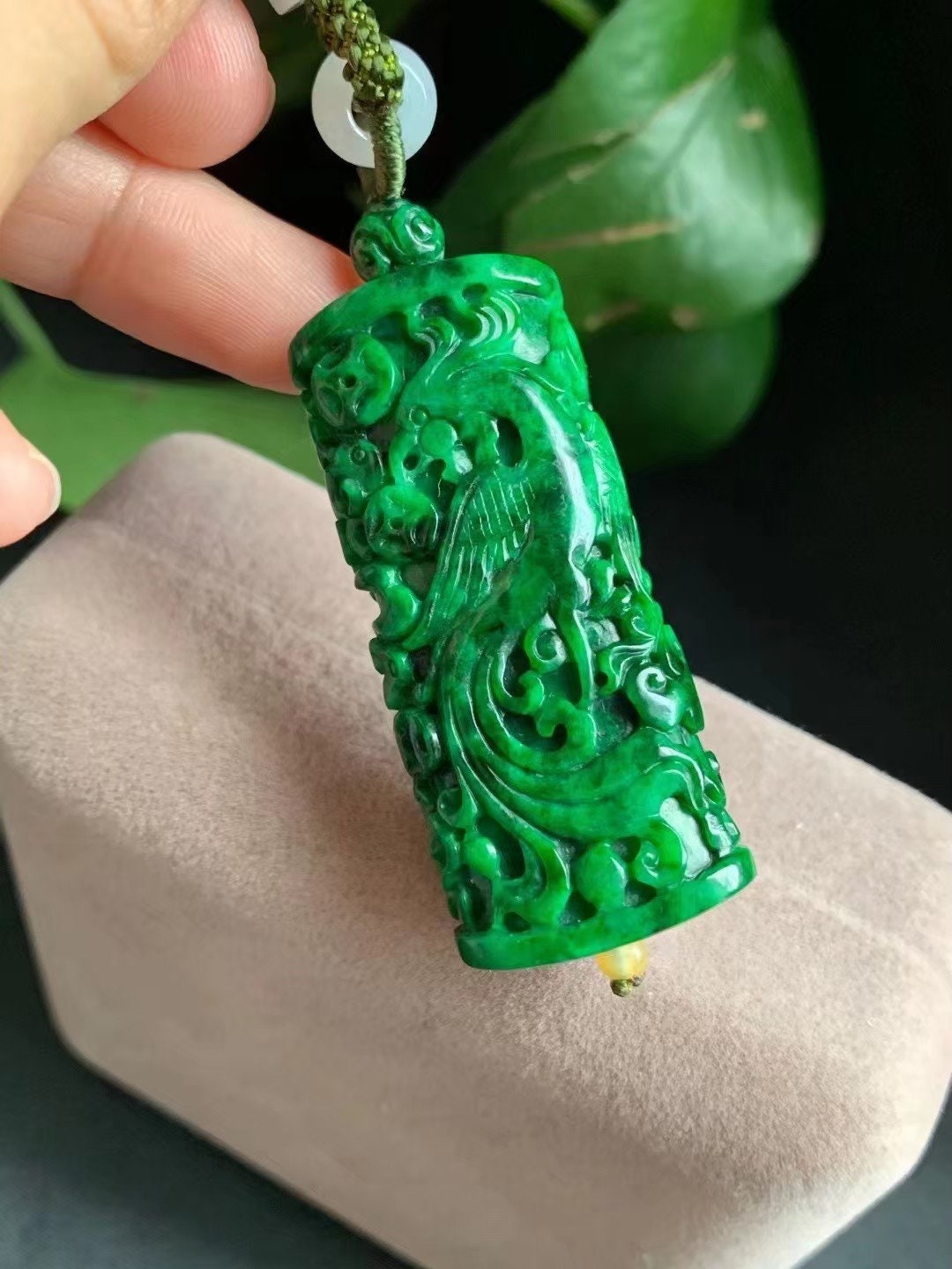 Jade Pendant Green Type A Jadeite Natural Grade A Jade Carved Pendant ...