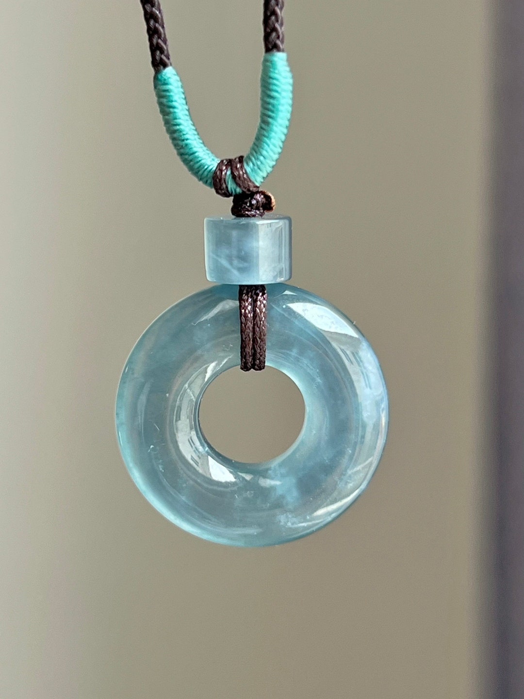 Jade Pendant Blue Type a Jadeite Natural by the Jade House - Etsy