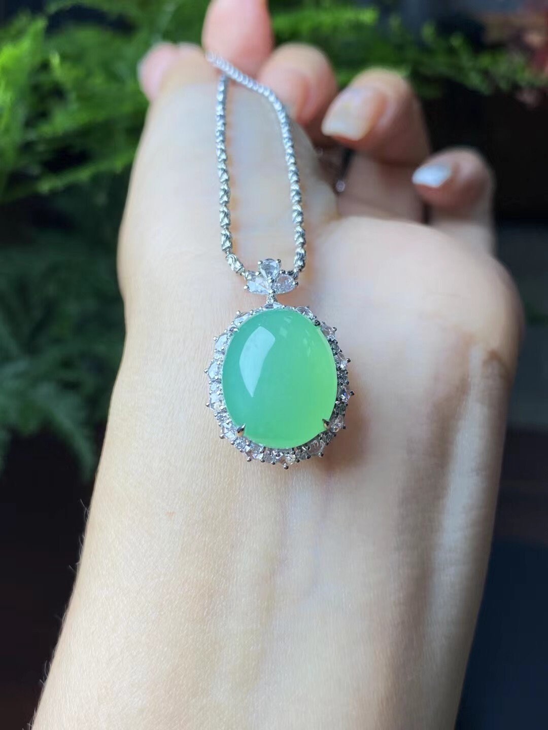 Rare Icy Jade Ring Natural Green Jadeite Pendant Interchangeable ...
