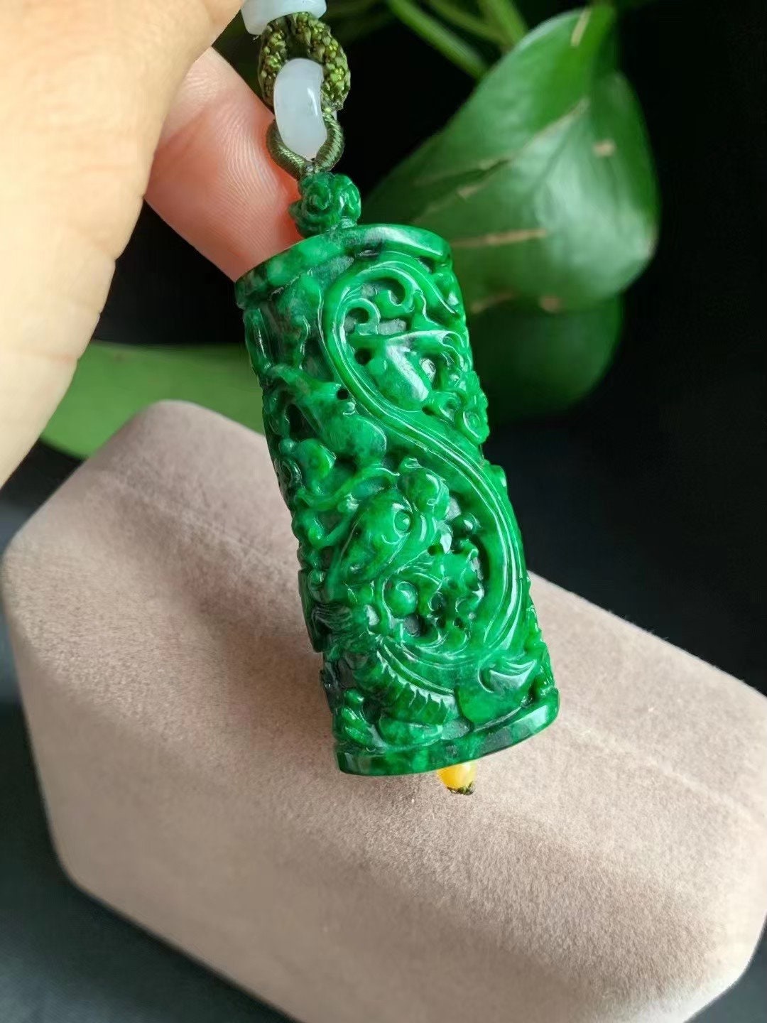 Jade Pendant Green Type A Jadeite Natural Grade A Jade Carved Pendant ...