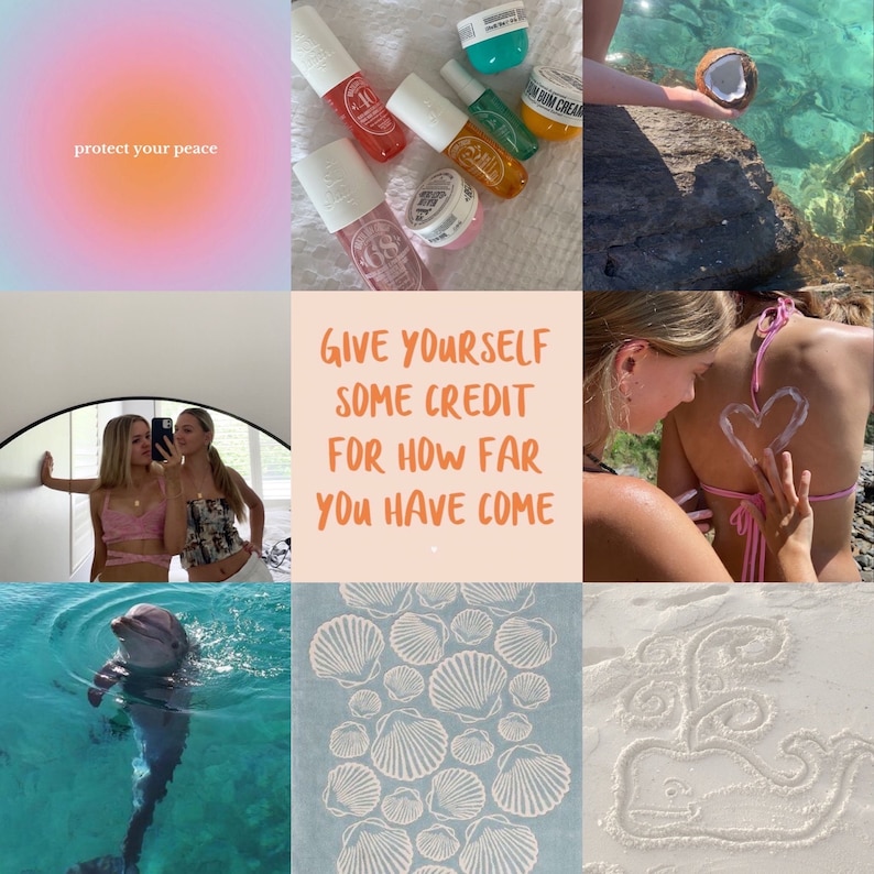 Basic Aussie/beach Girl Print Pack - Etsy